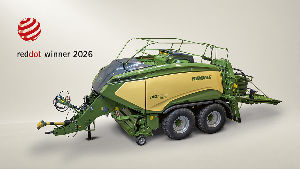 KRONE remporte le prix du design pour sa BiG Pack HDP II